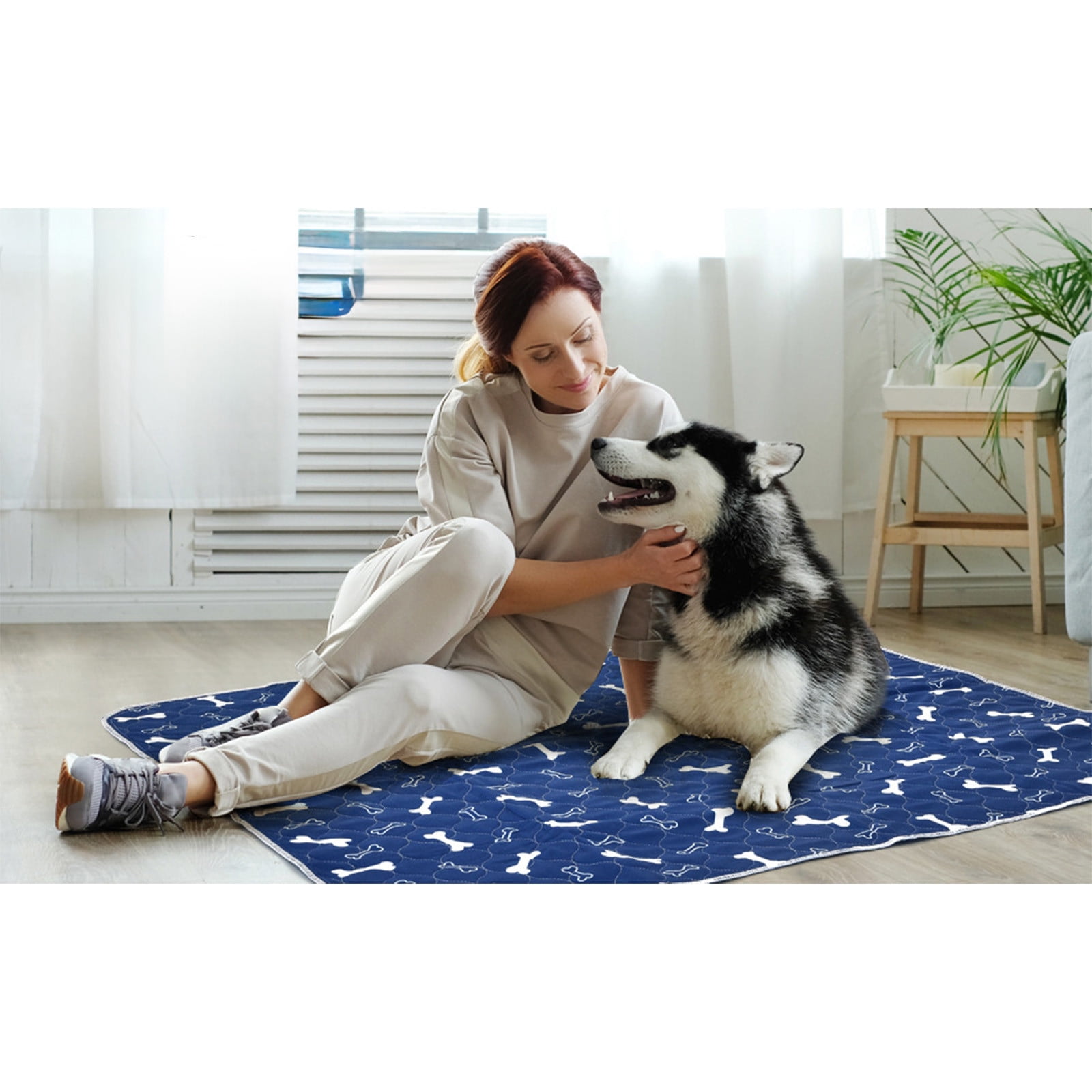 EWASWON Dog Pee Pads Reusable Washable,Reusable Pet Training Pads,Large ...