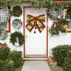 LaRibbons 13" Decorative Christmas Tree Topper Bow (2.5" Wired Ribbon ...
