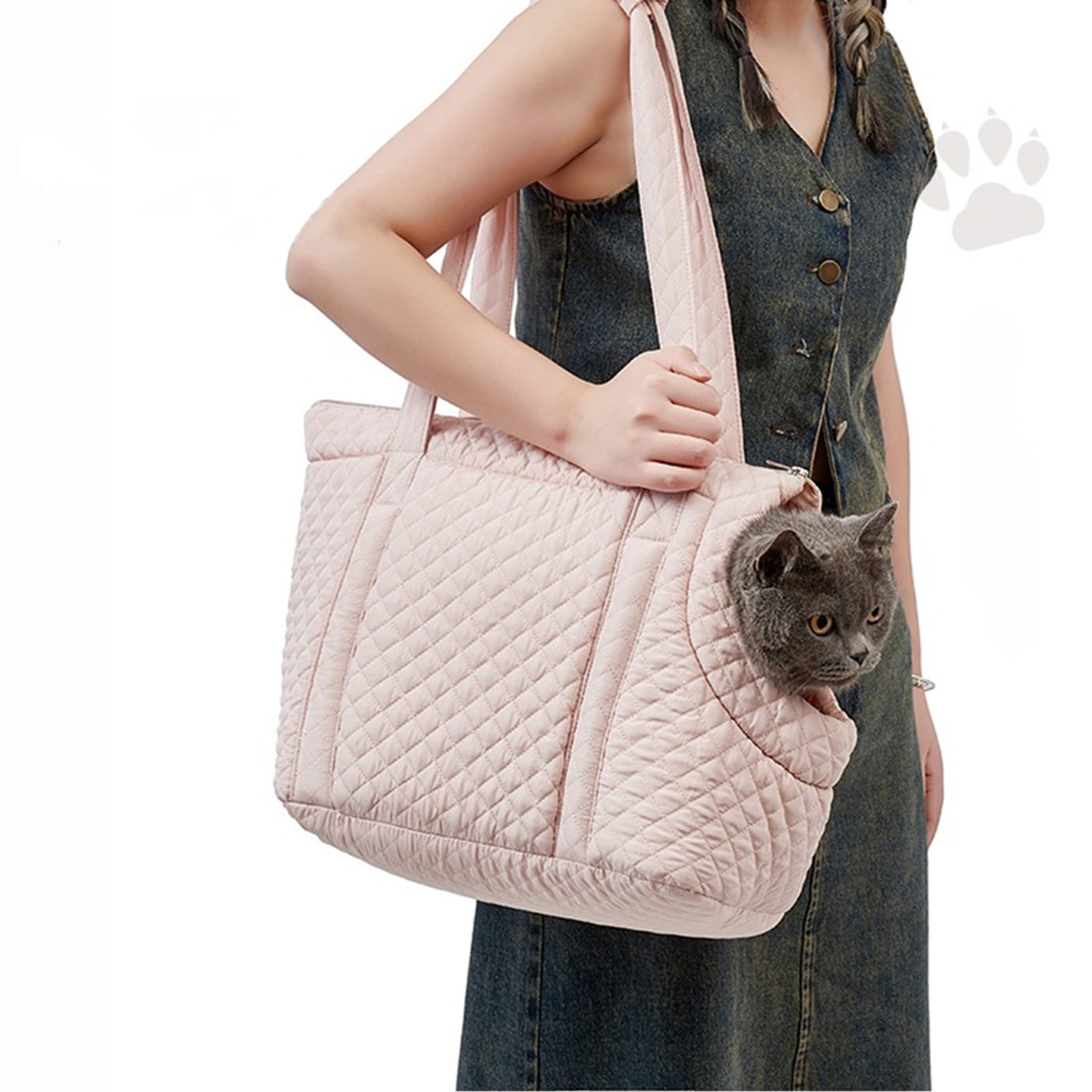 EWASWON Small Dog Sling Carrier, Soft-Sided Crossbody Puppy Carrying ...