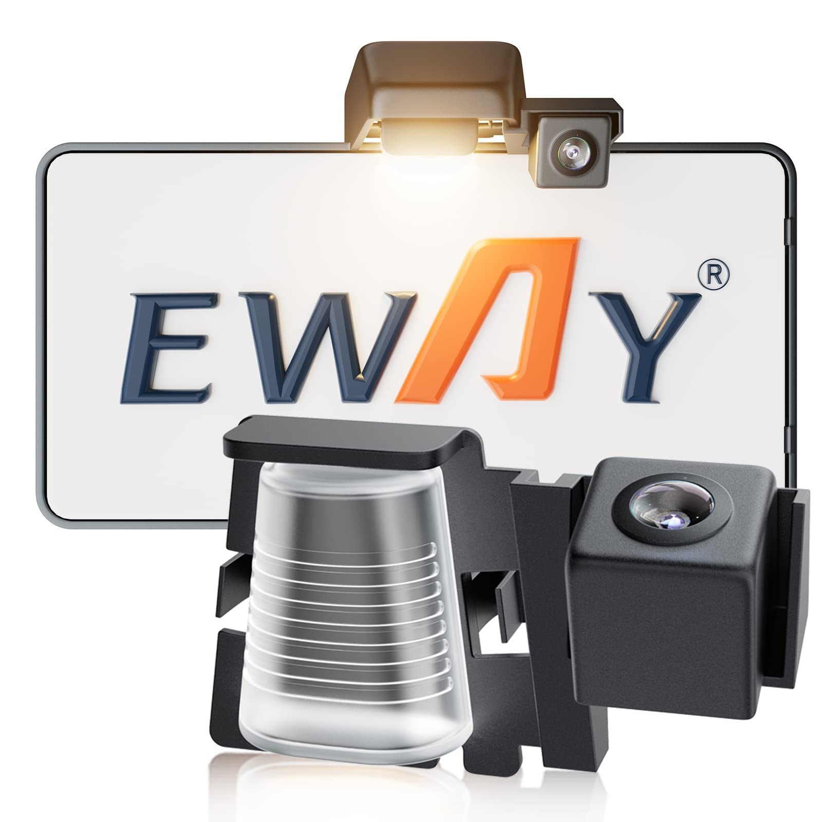 EWAY Safety License Plate Backup Reverse Camera for Jeep Wrangler JK ...
