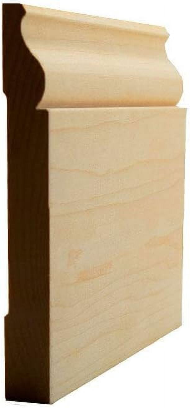 EWBB12 Colonial Baseboard 5-1/4" Tall x 11/16" Moulding. Unfinished ...