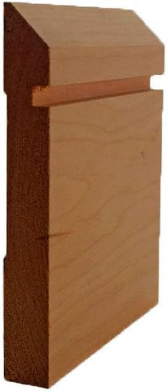 EWBB20 & 5-1/4" Tall x 11/16" Baseboard Moulding. Unfinished, Cherry ...
