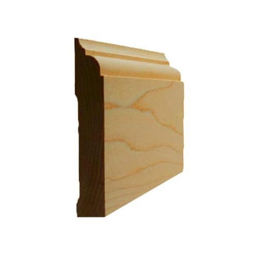 EWBB22 Nose & Cove 3-1/2" Tall x 11/16" Baseboard Moulding. Unfinished ...