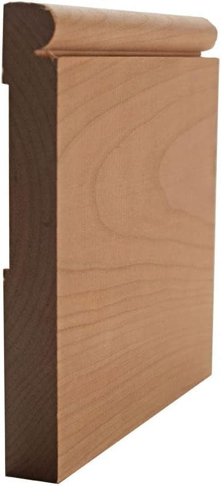 EWBB26 Beaded 5-1/4" Tall x 11/16" Baseboard Moulding. Unfinished ...