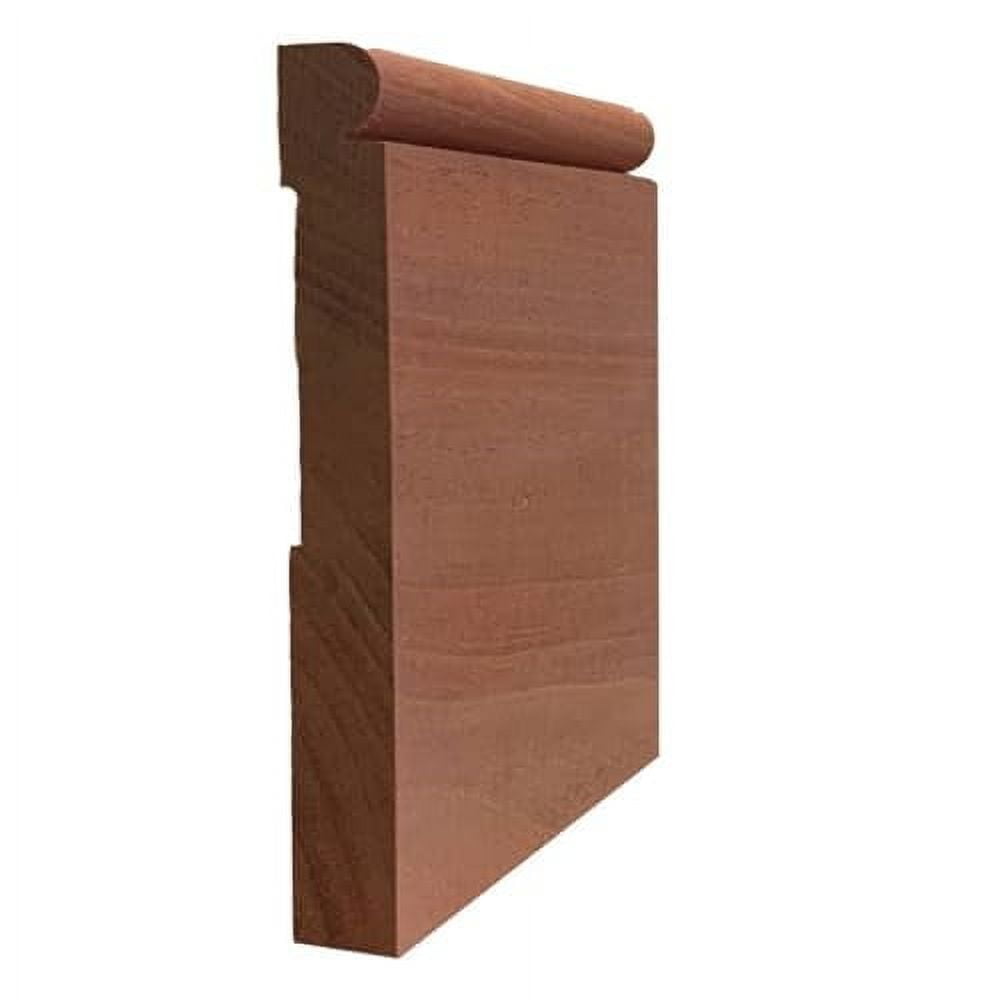 EWBB26 Beaded 5-1/4" Tall x 11/16" Baseboard Moulding. Unfinished ...