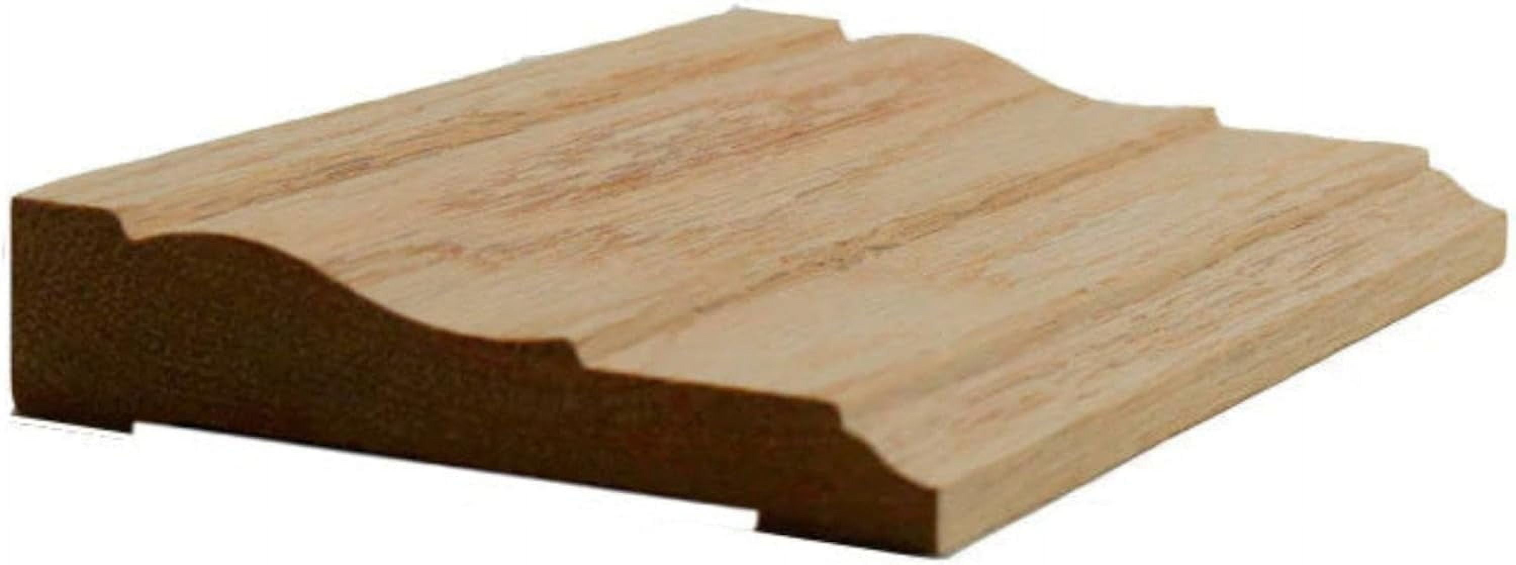 EWCA12 Colonial 3-1/2" Casing Trim Moulding, 3/4" x 3-1/2", Red Oak, 94 ...