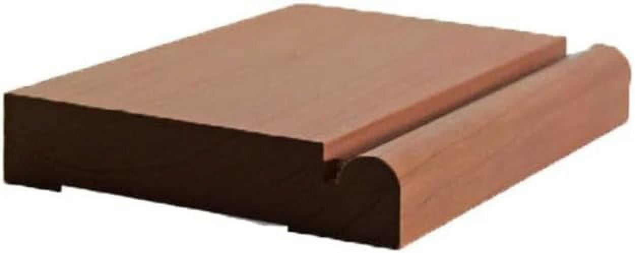 EWCA30 Beaded 3-1/2" Wide x 3/4" Trim. Unfinished Molding, Cherry, 94 ...