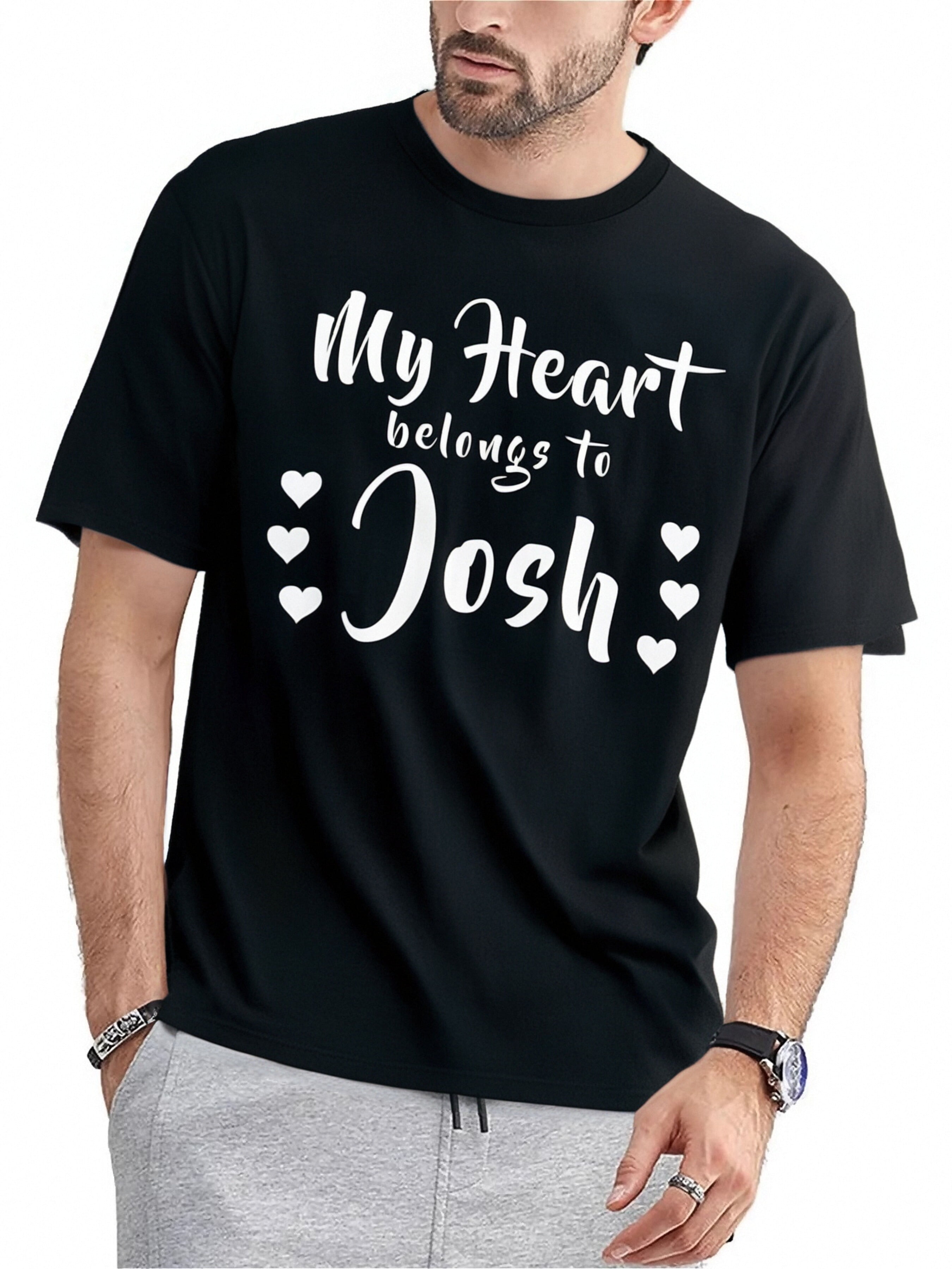 EWH Love Josh Heart Belongs T-Shirt Tee For Adult, Men, Women, Teen ...