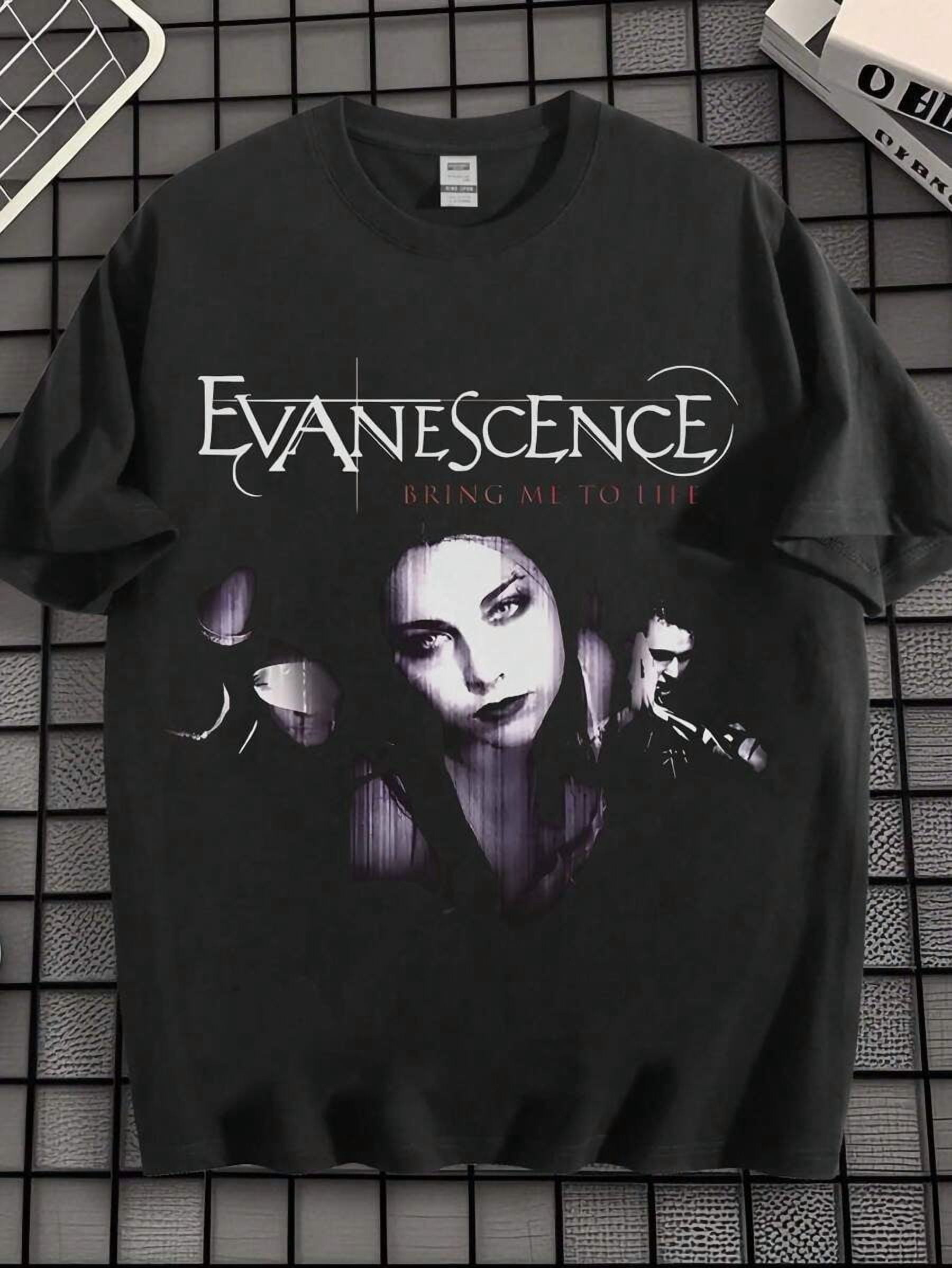 EWH Retro, Rock, Men's Short Sleeve, T-Shirt, Evanescence Band, Iconic ...