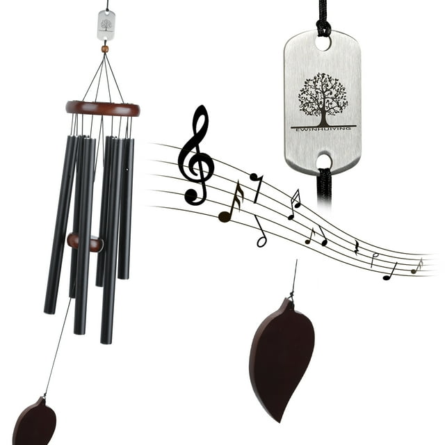 EWINHUIYING 39 Inches Extra Large Wind Chimes Outdoor Deep Tones ...