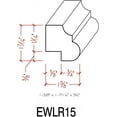 Ewlr15 Kitchen Cabinet Light Rail Nose And Cove Moulding 1 3 8 X 1 7