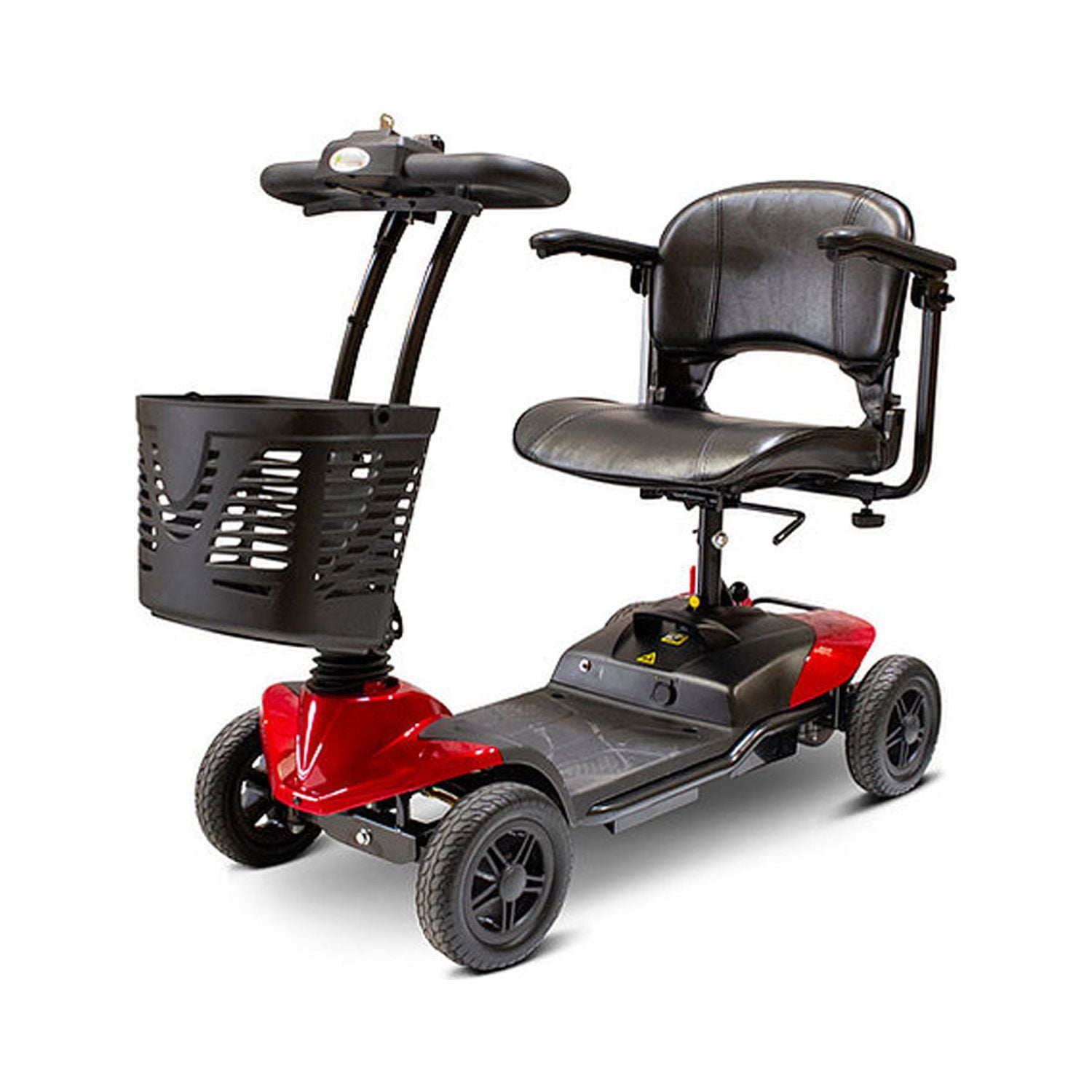 EWheels 4 Wheel Travel Electric Battery Medical Mobility Scooter, Red ...