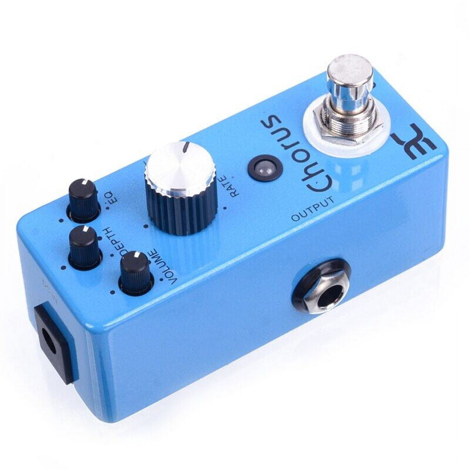 EX Micro Pedal CH-2 Chrous Pedal Metal Case Mini Pedal + Free Connector ...