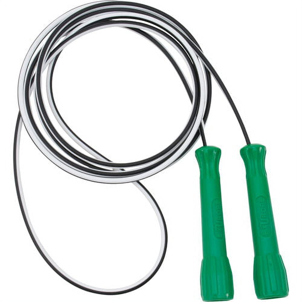 EX-U-Ropes, 9 ft Jump Rope (Green /Silver) - Walmart.com