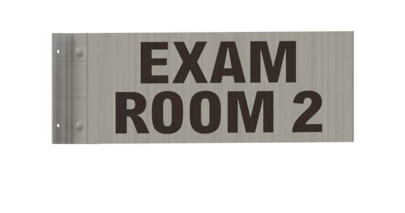 EXAM Room 2 Sign -Two-Sided/Double Sided Projecting, Corridor and ...