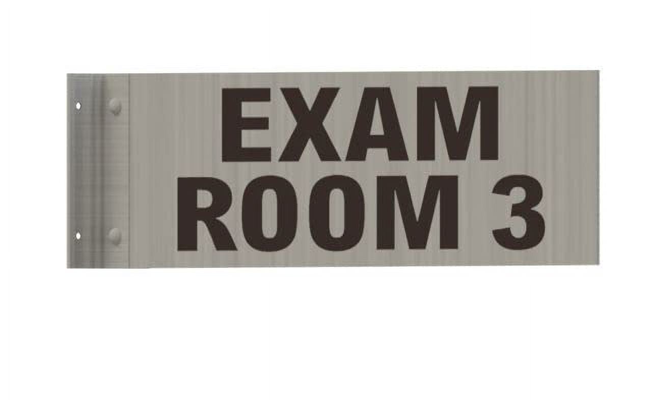 EXAM Room 3 Sign-Two-Sided/Double Sided Projecting, Corridor and ...