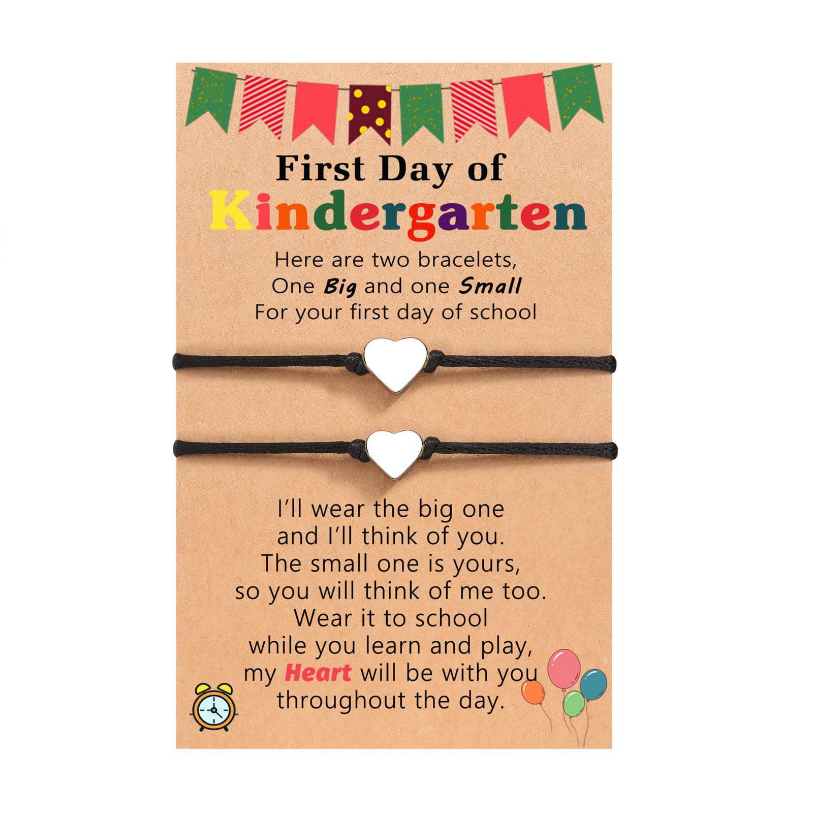 EXAXTA First Day Of Kindergarten Bracelet, Bracelet Mommy and Me, First ...