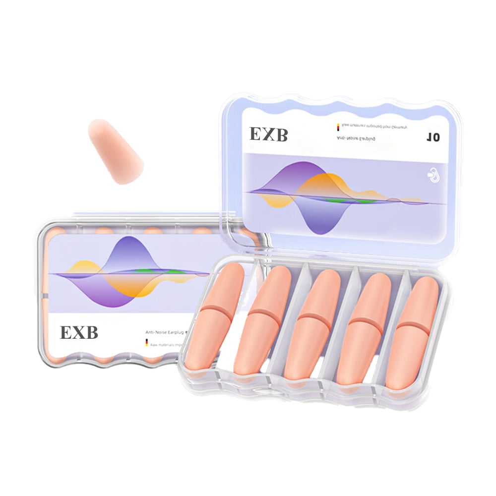 EXB Ear plug for soundproofing, Ear Plugs for Sleeping Noise Cancelling - 40dB Ear Plugs for ...