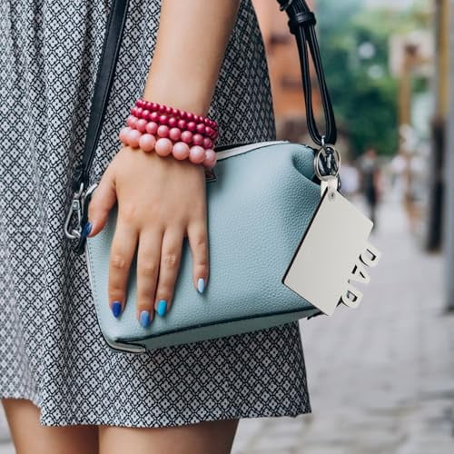 EXCEART 8Pcs Sublimation Blank Keychain Heat Transfer Double- Side ...