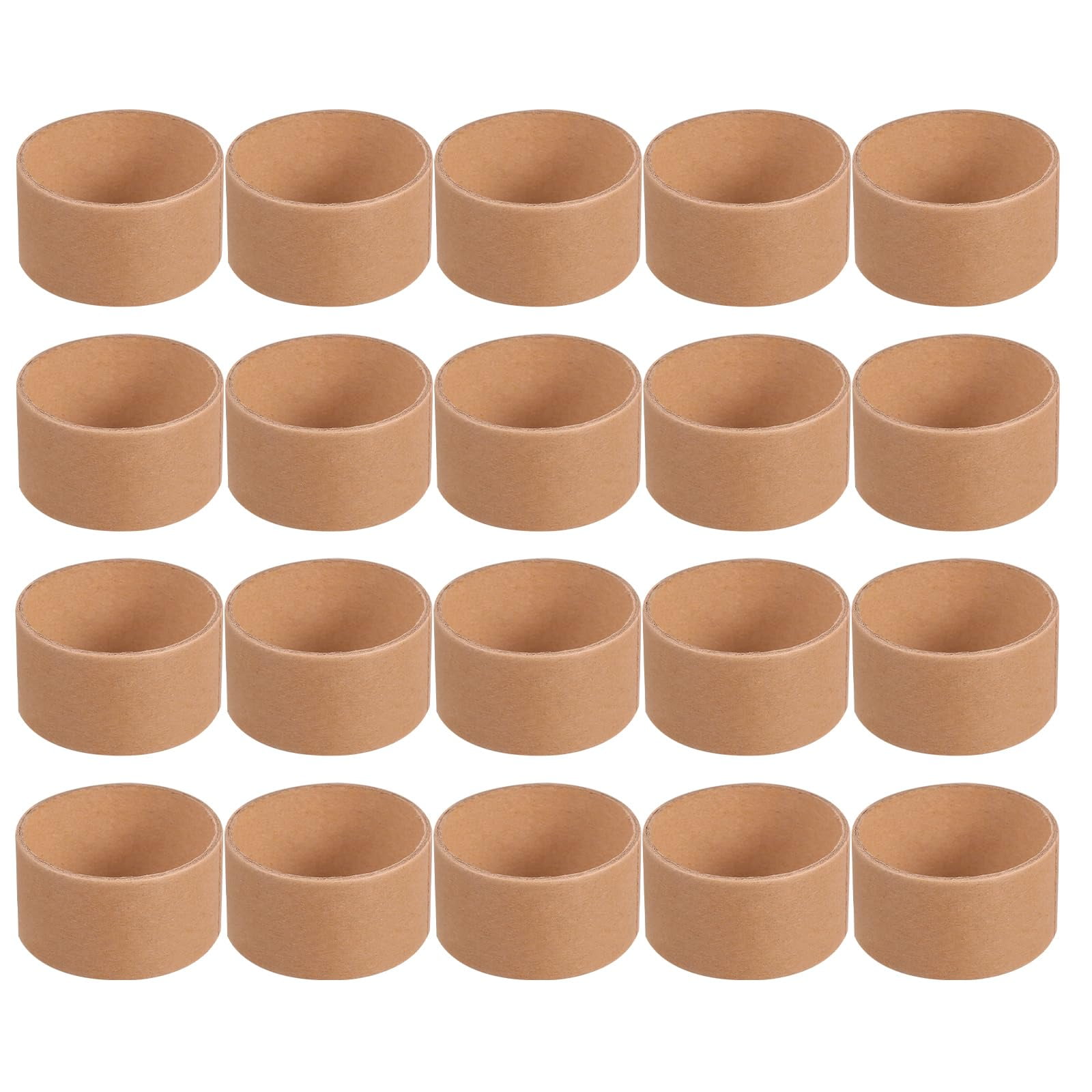 EXCEART Brown CardboardTRDN Tube 20Pcs Kraft Paper Craft Tubes Open ...
