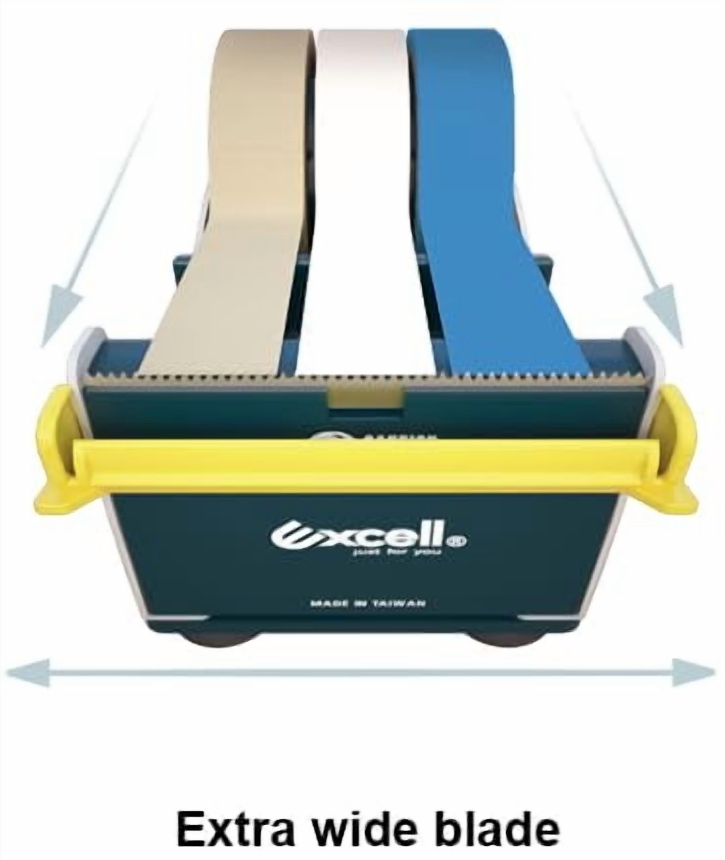 EXCELL ET-13371 Premium Extra Wide Multi-Rolls Steel Desktop Tape ...