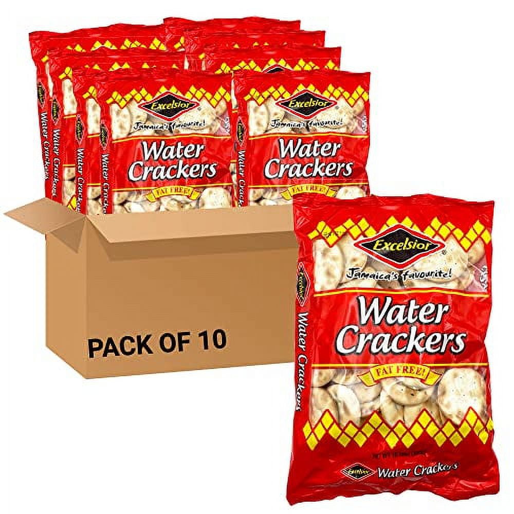 EXCELSIOR Water Crackers Genuine .. Jamaican Fat-Free Crackers 10.58 ...