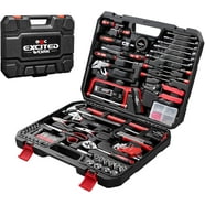 HART 270-Piece Mechanics Tool Set in Kit Box, Chrome Finish, Multiple ...