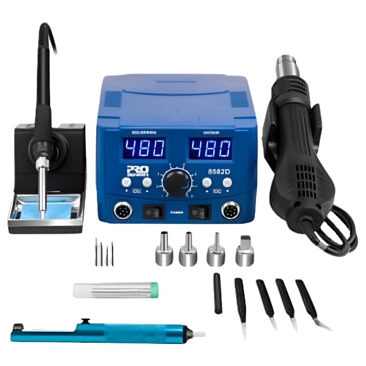 SREMTCH 10-In-1 Portable 60W Soldering Iron Kit Heat Pencil Repair ...