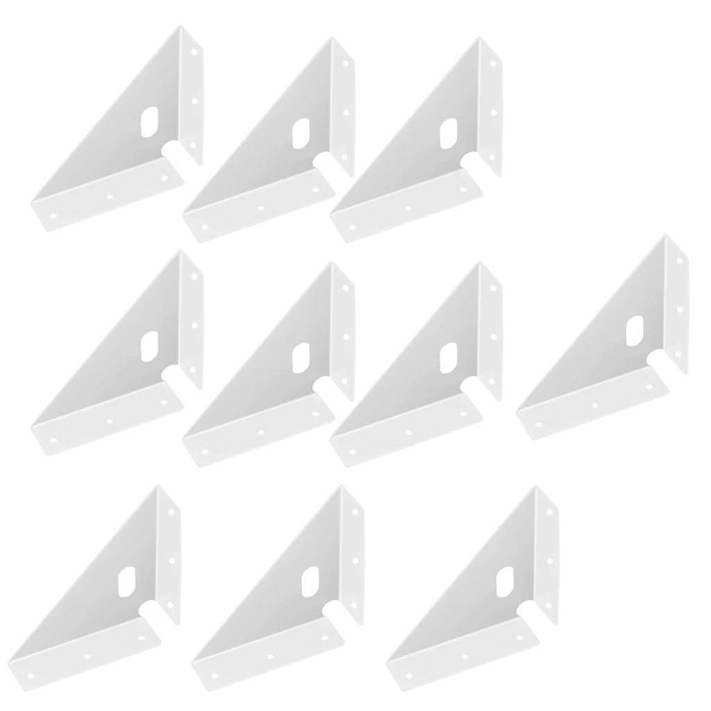 EXCIXING 10Pcs Sturdy Stainless Steel Corner Brackets for Strengthening ...
