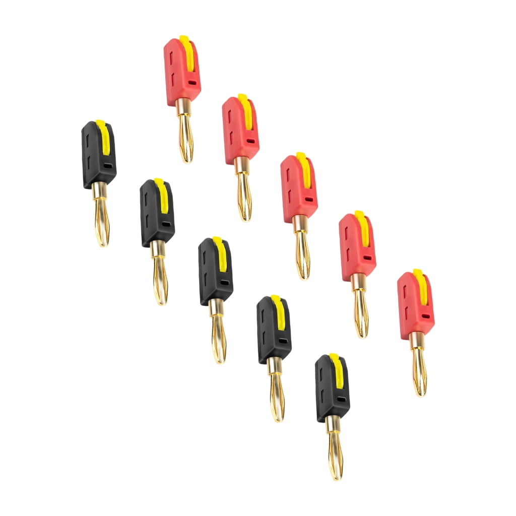 EXCIXING 10pcs Efficient 32A 4mm Banana Plug Solderless Quick Connect ...