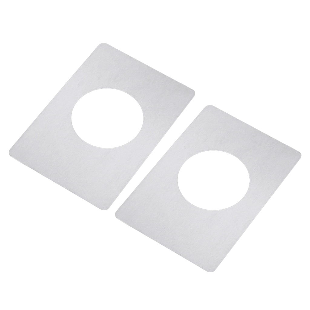 EXCIXING 2Pcs Door Lock Repair Plate Stainless Steel Door Reinforcement ...