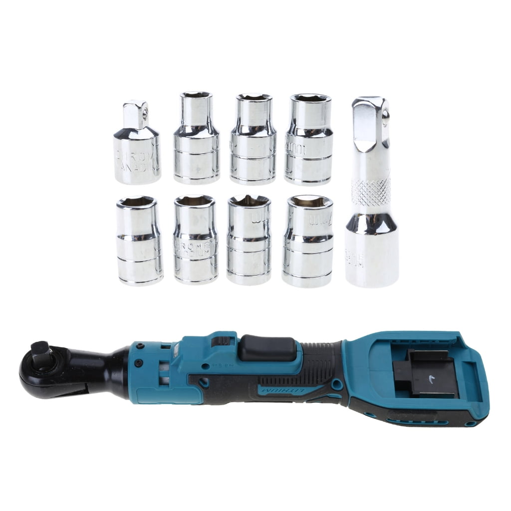 EXCIXING 3/8" Cordless Ratchet Wrench Set Electric Ratchet Power ...