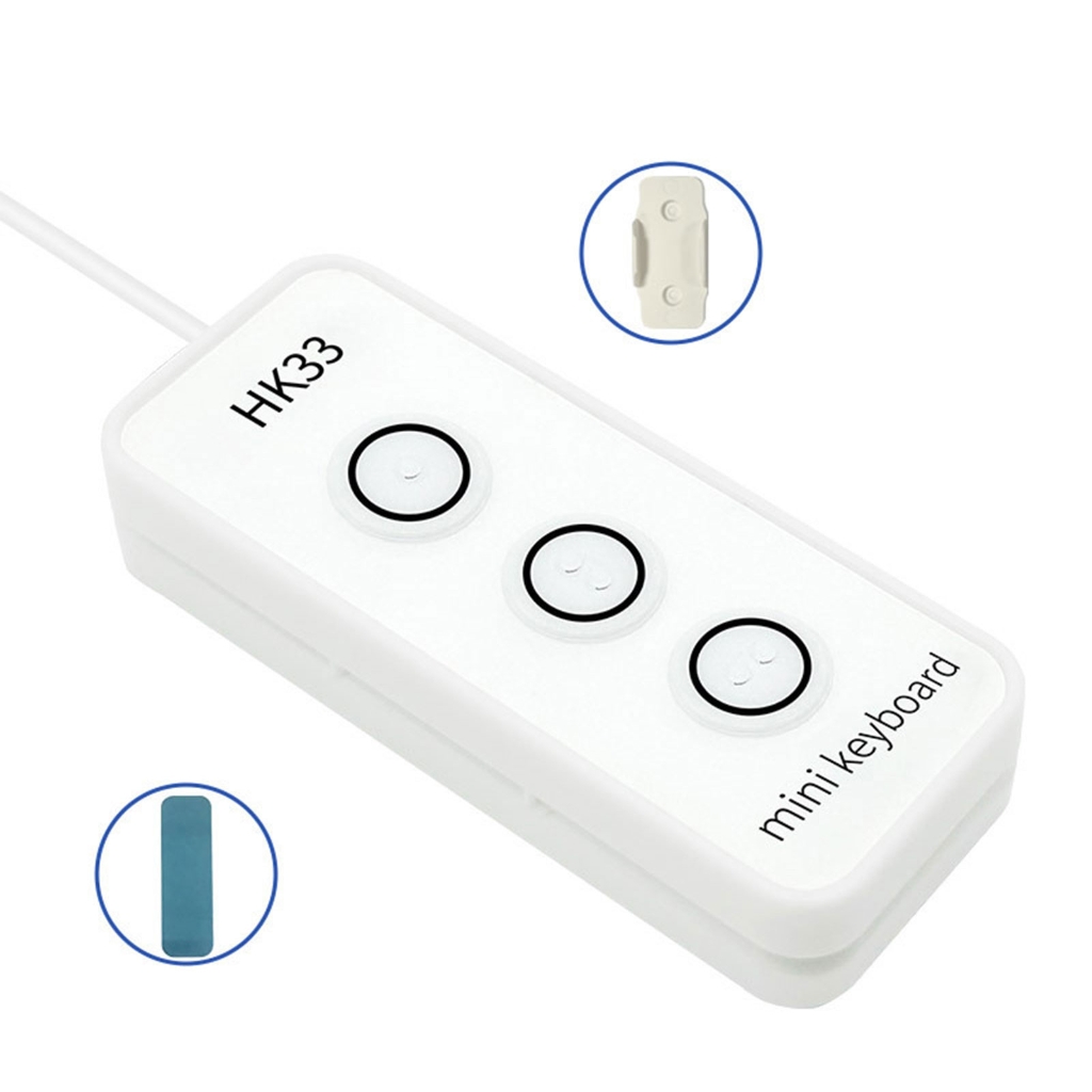 EXCIXING 3 Keys Portable Keypad Keypad Programming Key USB Connection ...