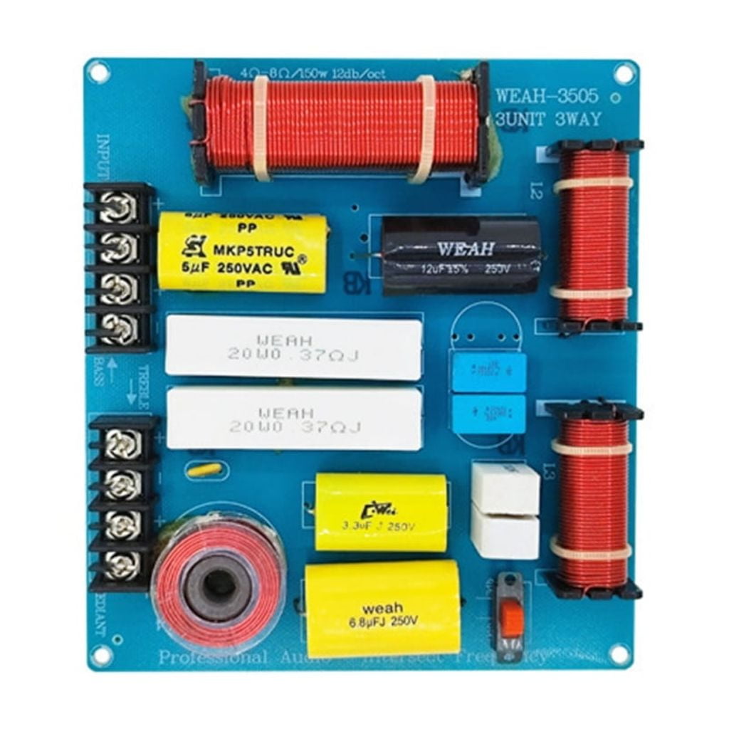 EXCIXING 3 Way High Speaker Frequency Divider Sound Splitter Filter ...