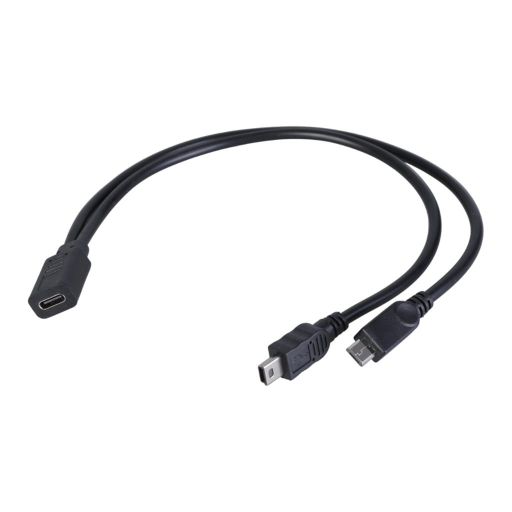 EXCIXING 30cm Type C Female to USB Male Charging Cable Adapter ...