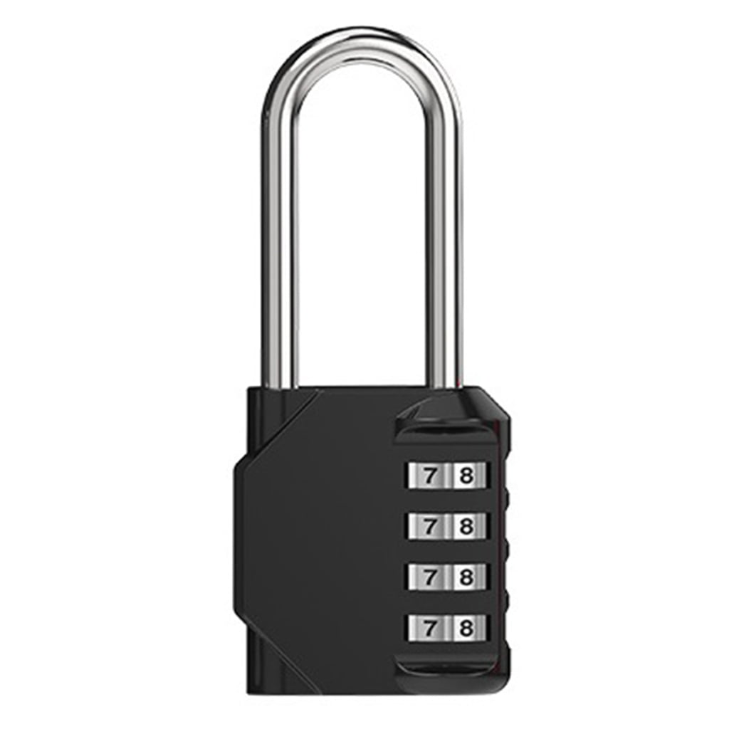 EXCIXING 4 Digit Locker Padlock for School Gym Lockers Weatherproof ...