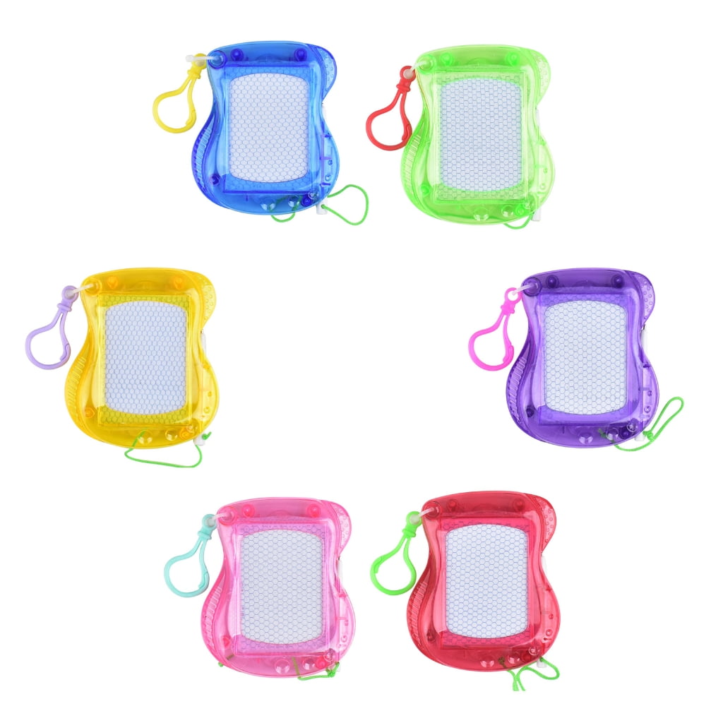 EXCIXING 6 Pack Portable Scribble Boards Key Rings Magnetic Drawing Pad ...