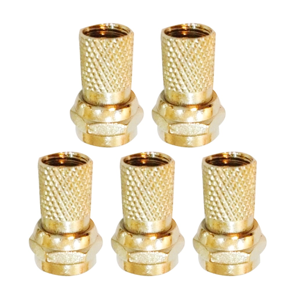 EXCIXING 75~5 F Connector Waterproof Threaded Connectors For ...