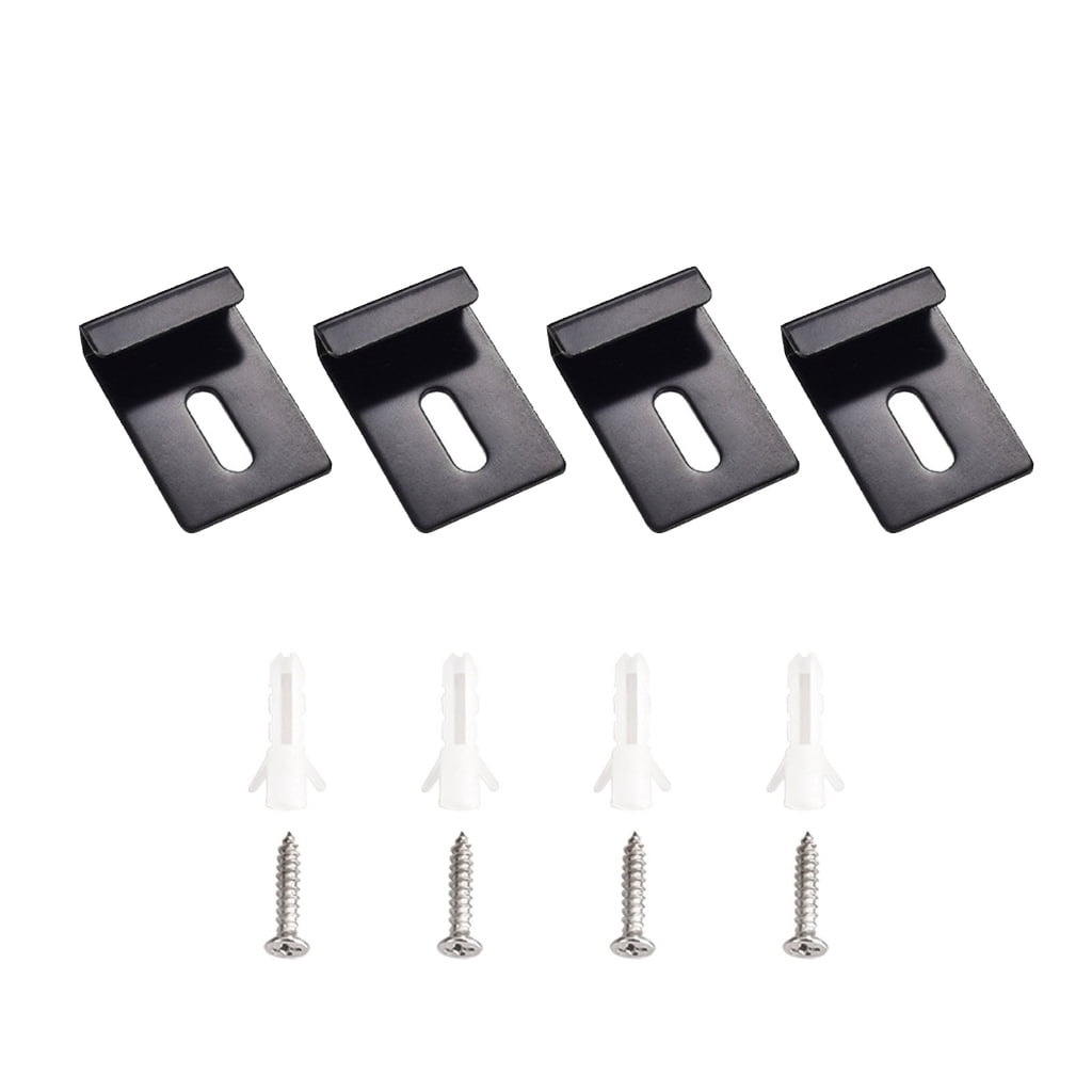 EXCIXING Bathroom Glass Mounting Set Convenient & Reliable Clamps ...
