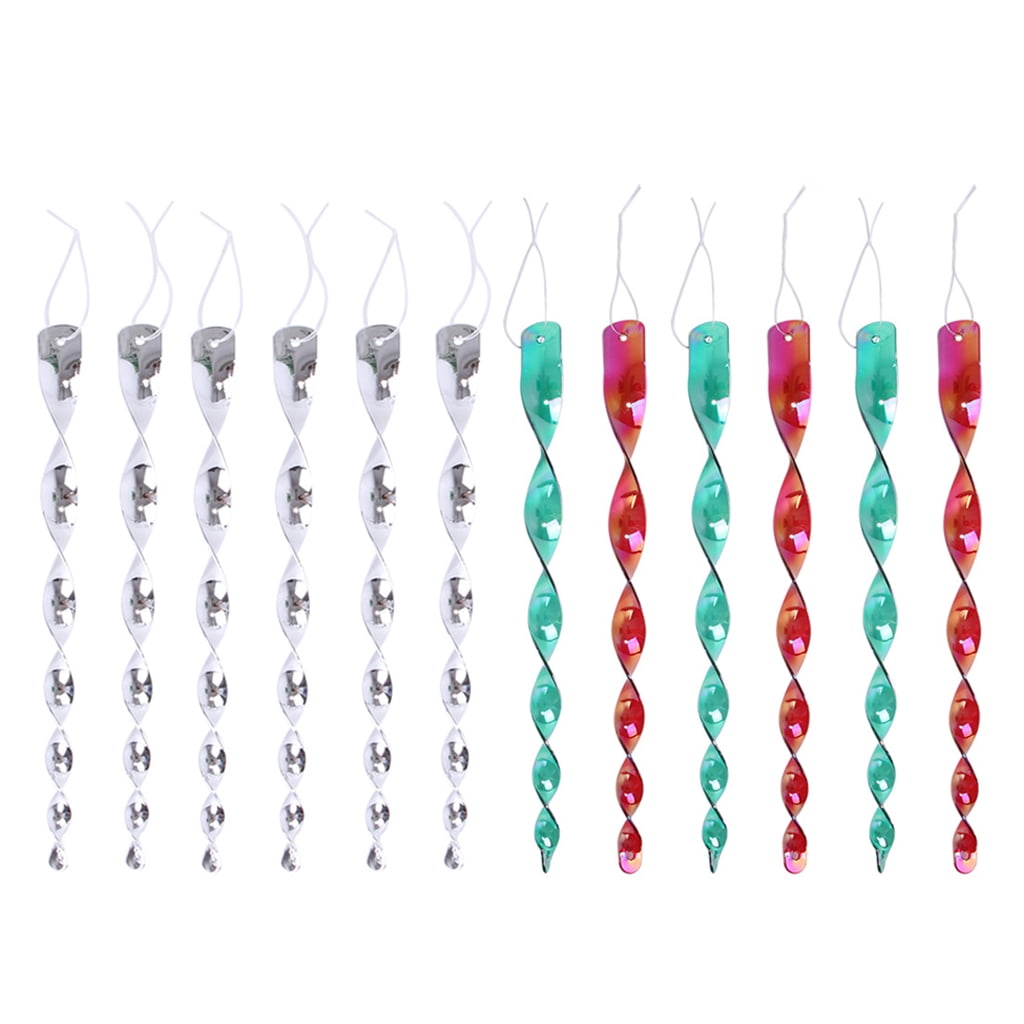 EXCIXING Bird Reflective Rods Set Hanging Spiral Effective and ...