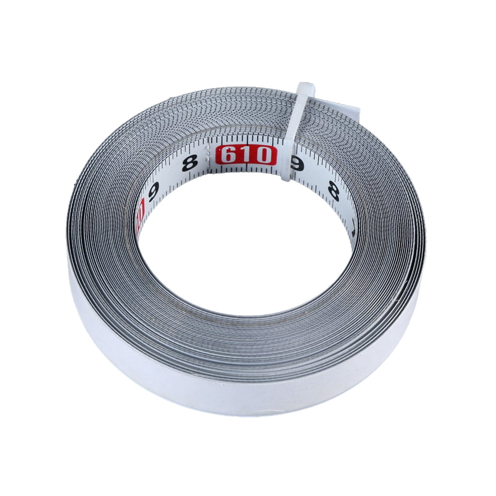 EXCIXING Carbon Steel Measuring Tape Stickers Versatile Adhesive Backed ...