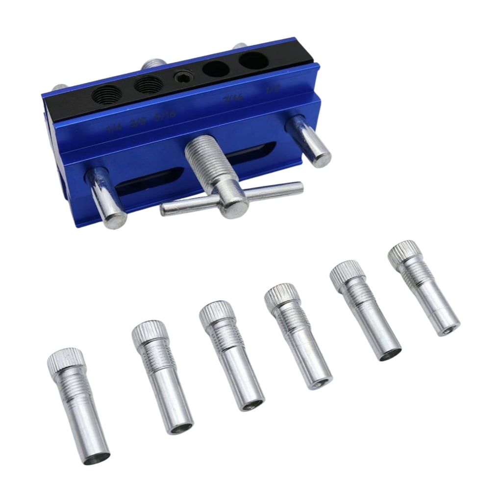 EXCIXING Centering Doweling Jig Plus Widen Wood Dowel Jig Kits Drill ...
