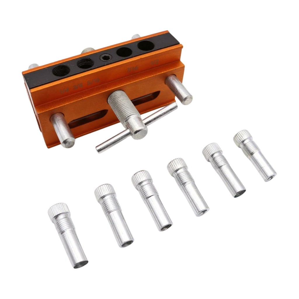 EXCIXING Centering Doweling Jig Plus Widen Wood Dowel Jig Kits Drill ...