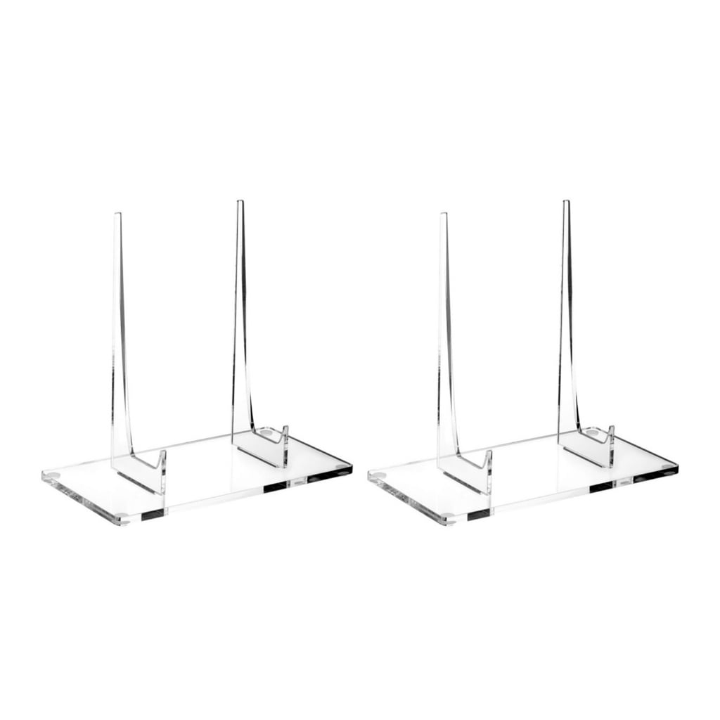 EXCIXING Clear Plastic Display Stand Clear Books Stand Decorative ...