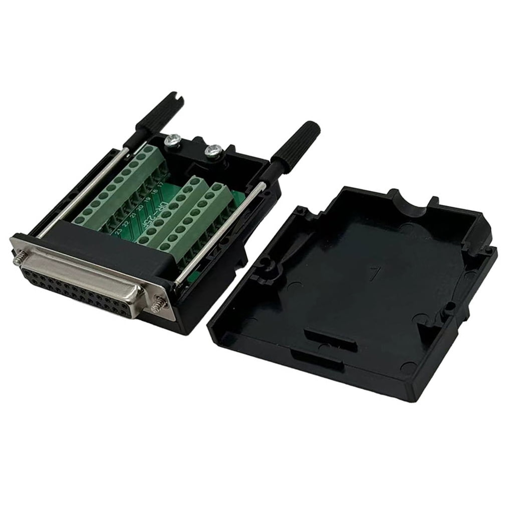 EXCIXING DB25 Board Module 25Pin Female Adapter Solderless Terminal ...