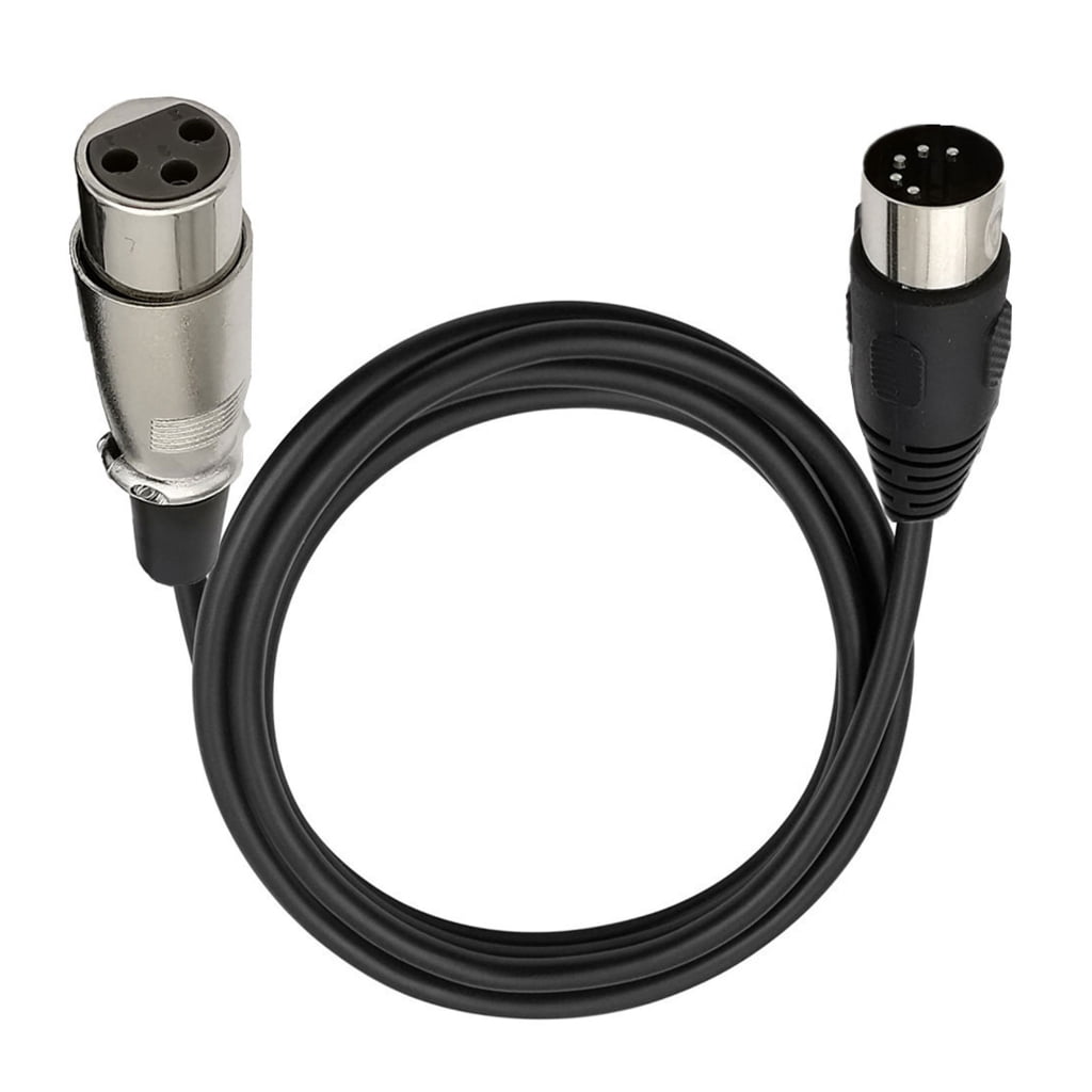 EXCIXING DIN 5Pin Male to 3Pin Male/Female 5P Extension Adapter ...