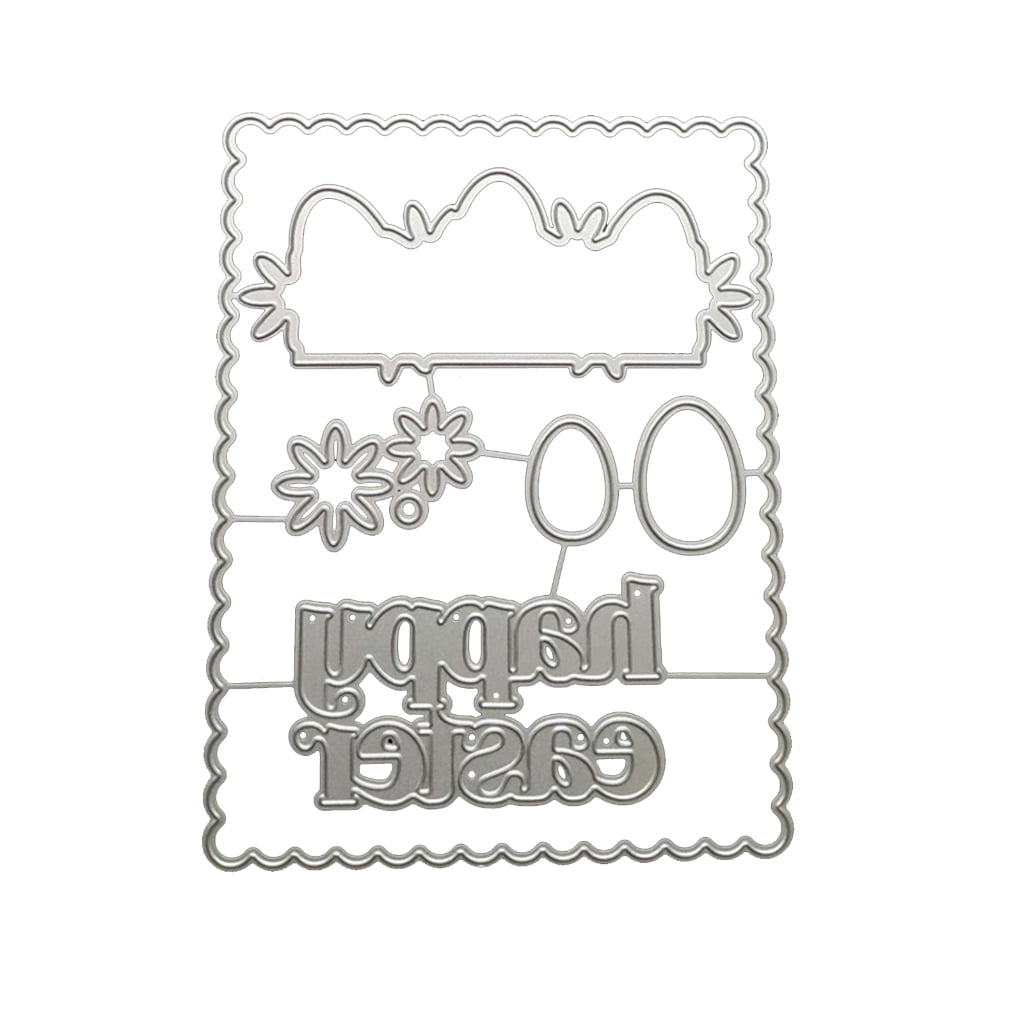 EXCIXING Easter Egg Bunny Metal Cutting Dies for Card Making ...
