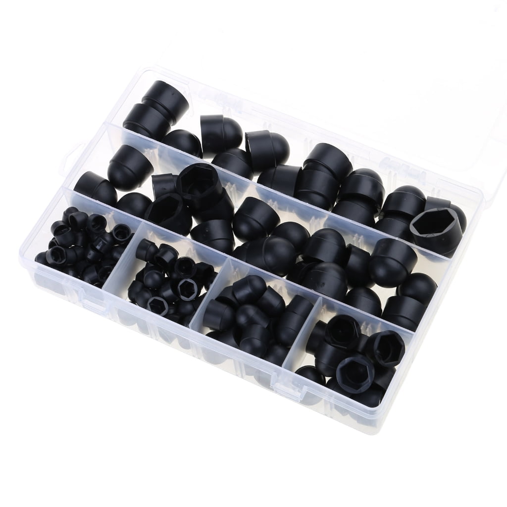 EXCIXING Easy to Use Self Locking Nut with Caps Set Essential Nut Set ...