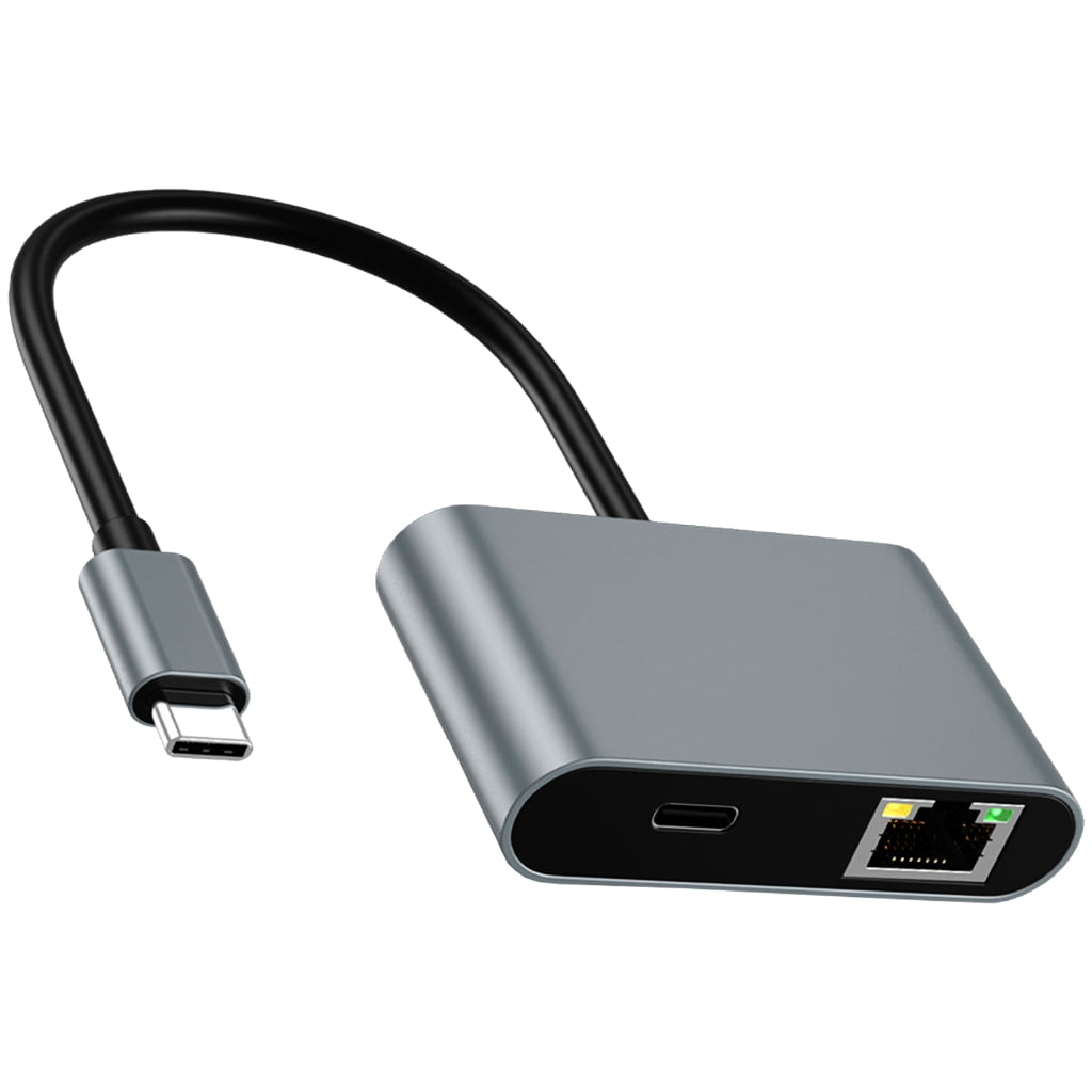 EXCIXING Fast Speed PD60W USB C to Ethernet Adapter Converter for ...