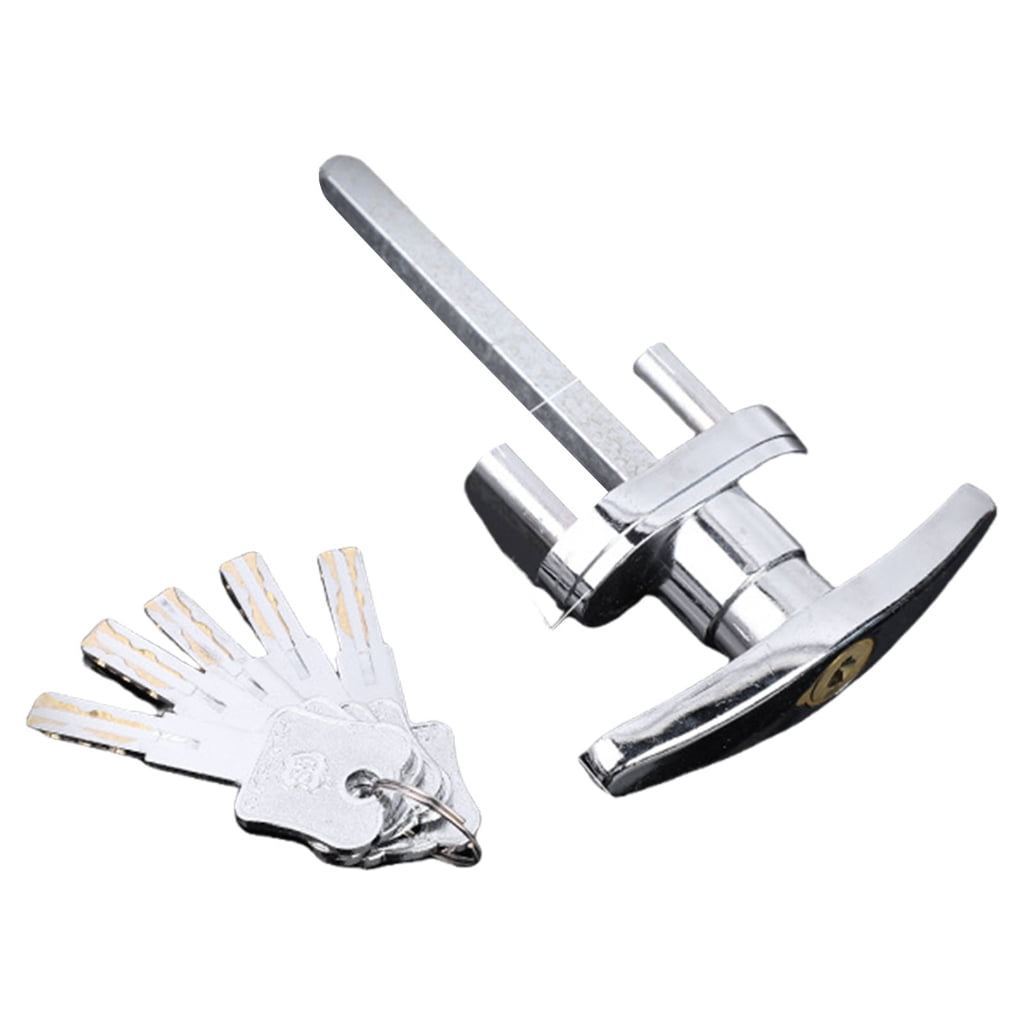 EXCIXING Garage Door Lock Weatherproof T-Handle Lock with Keys ...